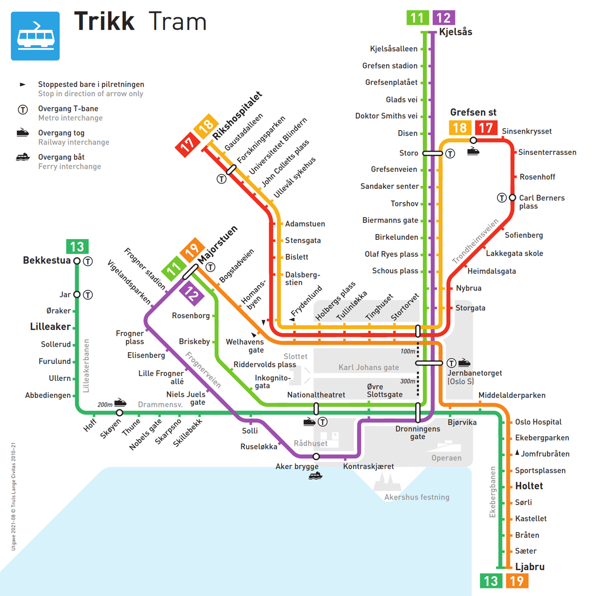 Transporte público en Oslo: Metro, bus, tranvía, ferris, abonos